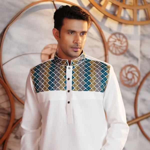 EMBROIDERED PANJABI | 7WPE8 - Fustan